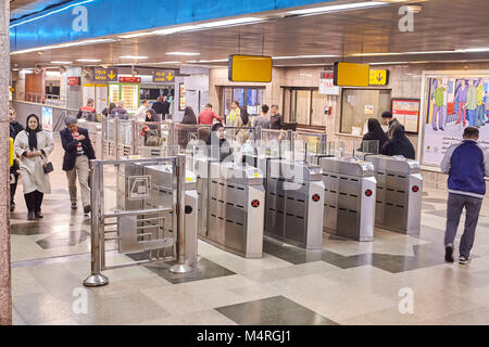 Passengers pass through the turnstile inside Sung Wong Toi Station to ...