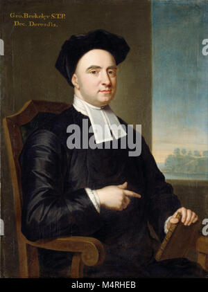 George Berkeley (1685-1753), philosopher, illustration from Soviet ...