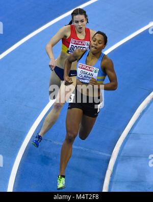 Isabelle Boffey in action during today's Women's 800m heats 1/3 race ...