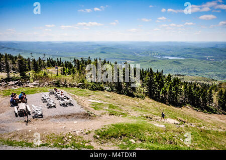 Mountain hiker in summer. Mont Blanc Massif, French Alps. France Stock ...