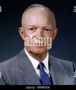 Dwight D Eisenhower, the 34th President of the USA, c.1950-1960 Stock ...
