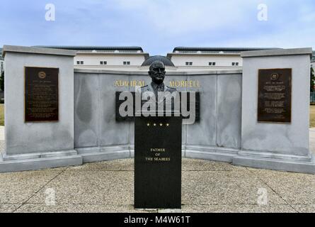 Admiral Ben Moreell "The Father Of Seabees" statue at the United States ...