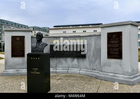Admiral Ben Moreell "The Father Of Seabees" statue at the United States ...