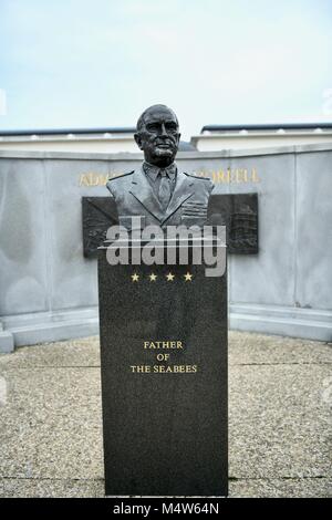 Admiral Ben Moreell "The Father Of Seabees" statue at the United States ...