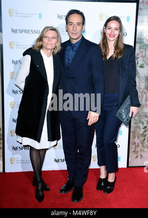 Alexandre Desplat and his wife Dominique Lemonnier walks the red carpet ...