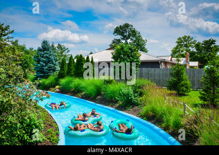 teenagers at a waterpark Stock Photo - Alamy