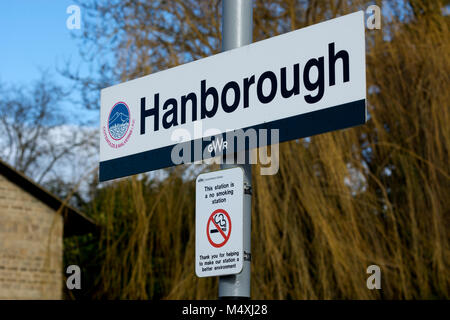 Long Hanborough Railway Station, Oxfordshire, 1920. Artist: Henry Taunt ...