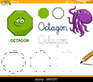 cartoon geometric shapes with smile vector symbol icon design Stock ...