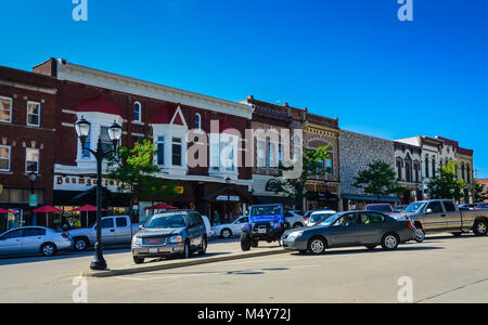 Town square Monroe Wisconsin USA Stock Photo - Alamy