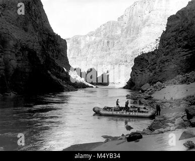 GEORGIE WHITE TRIPLE RIG RAFT IN THE INNER GORGE MILE 148.5 - COLORADO ...
