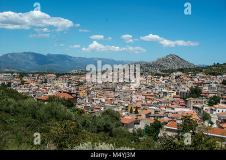 Italy, Sardinia, Dorgali, view of town Stock Photo - Alamy