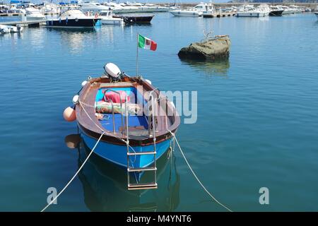 Fishing port, Forio, Ischia, Gulf of Naples, Campania, Italy Stock ...