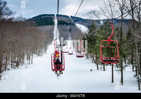 Mountain ski resort Stock Photo - Alamy