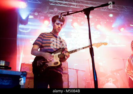 Manchester, UK. 19th Feb 2018. Canadian indie pop band Alvvays ...