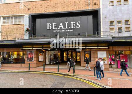 Beales Shop Window Stock Photo - Alamy