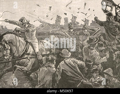Riots in Montreal, Canada, 1849, (1900). Artist: Unknown Stock Photo ...