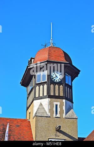 The iconic clock tower landmark at the crossroads of Sewell and Weld ...