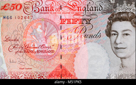 Bank of England 50 Pound note Stock Photo - Alamy