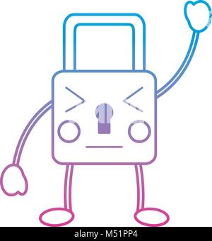 safety lock angry emoji icon image Stock Vector Image & Art - Alamy