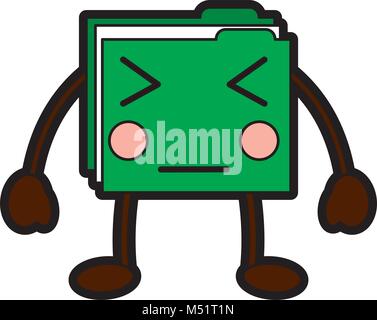 file folder angry emoji icon image Stock Vector Image & Art - Alamy