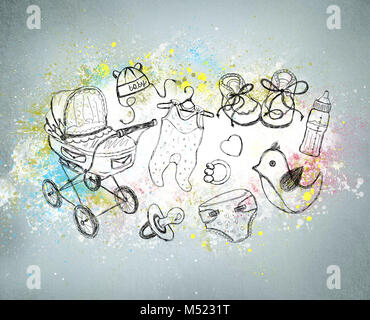 Pregnancy background. Expecting newborn Stock Photo - Alamy