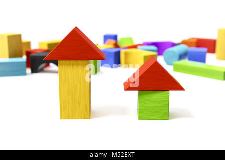 Colorful building blocks Stock Photo - Alamy