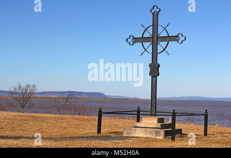 Acadian Memorial Deportation Cross at Horton Landing, Nova Scotia ...