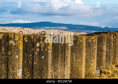 World War II Defences on the Beach at Cayton Bay Scarborough North ...