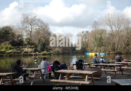 The Pear Tree cafe in Battersea Park, London, UK Stock Photo - Alamy