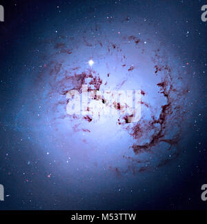 Giant elliptical galaxy NGC 1316 in the constellation Fornax Stock ...