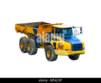 Lorry on white background Stock Photo - Alamy