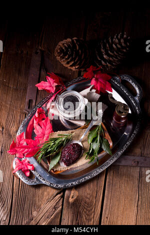 cranberry chutney with red beet Stock Photo - Alamy