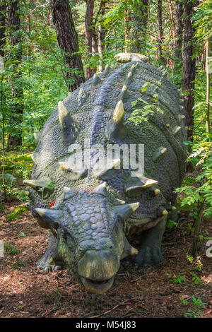 ANKYLOSAURUS Dinosaur Prehistoric Park animal sculptures inland sea and ...
