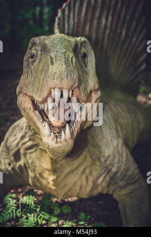 Spinosaurus Statue, The Lost World, Jurassic Park, Singapore Stock ...