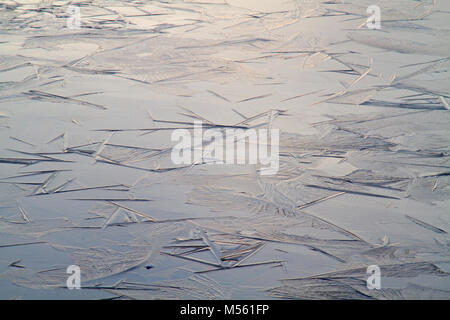 Ice Lake Lines Pattern Surface Background Texture. Wavy Drawings of Ice ...