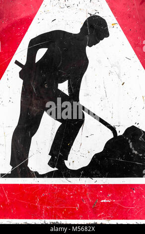 Maintenance work in progress sign board Stock Photo - Alamy