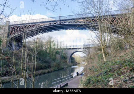 Galton Bridge is a Grade 1 listed single span canal bridge in Smethwick ...