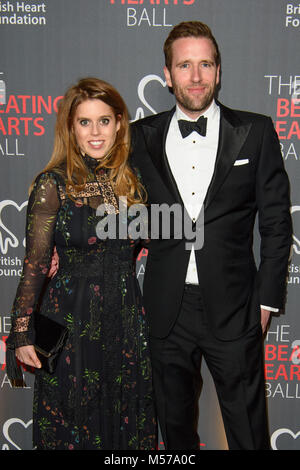 Princess Beatrice of York and Wilfred Frost attending the British Heart ...
