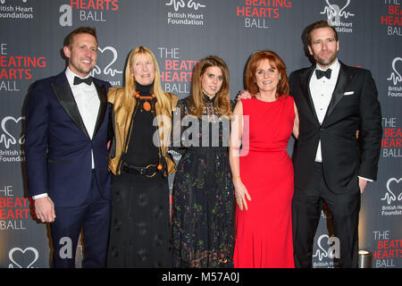 Princess Beatrice of York and Wilfred Frost attending the British Heart ...