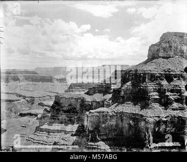 Grand Canyon Historic. HAVASU CANYON FROM TOP OF REDWALL, MOUNT ...