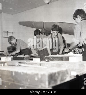 1968, at a south london boys boarding school, England, three schoolboys ...