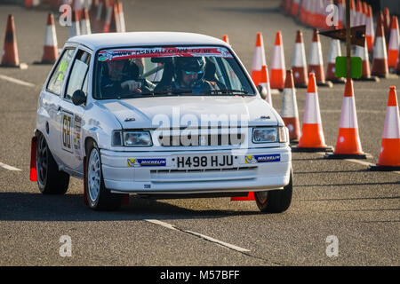 Vauxhall Nova rally car Stock Photo - Alamy