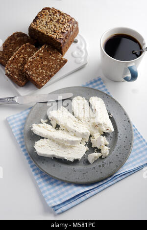Lithuanian cheese and rye bread with grains Stock Photo - Alamy