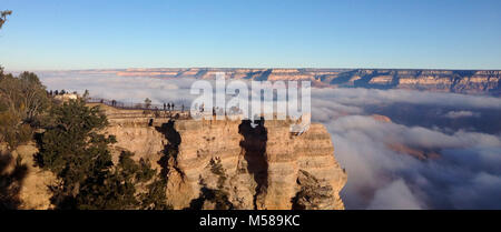 Grand Canyon Inversion Mather Point Vertical. A rare total inversion ...