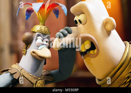 EARLY MAN, from left: Lord Nooth (voice: Tom Hiddleston), Dino, 2018 ...