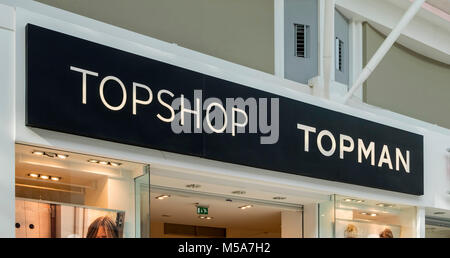 Topshop Topman Sign Stock Photo - Alamy