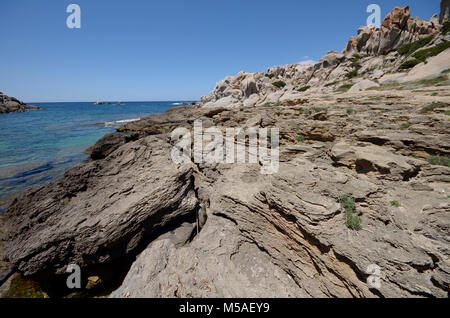 Sardinia, Italy: rocks in Capo Testa Stock Photo - Alamy