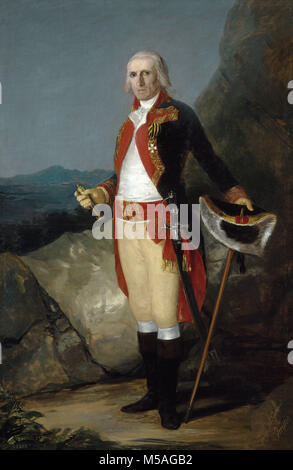 General José de Urrutia painting by Francisco de Goya y Lucientes Stock ...