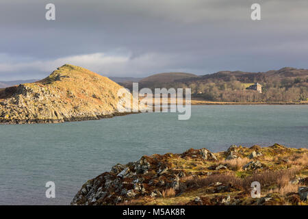 Craignish Castle, Ardfern, Winter, Argyll and Bute, Western Scotland ...
