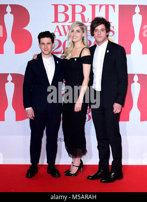 Dan Rothman, Hannah Reid and Dominic 'Dot' Major of London Grammar at ...